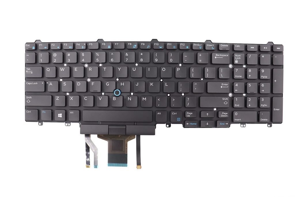 DELL Latitude E5550/ Precision 17 (7710) Laptop Keyboard With Stick ...