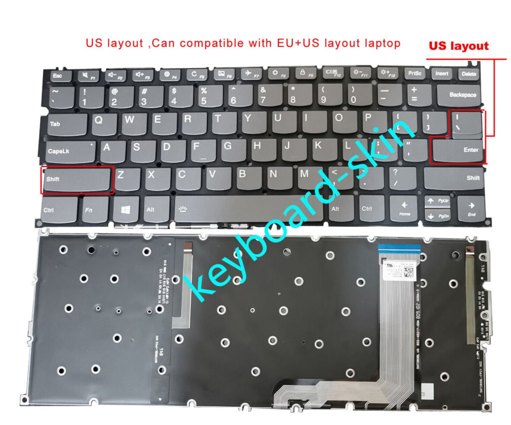 New For Lenovo Yoga C630,Yoga C630-13 C630-13Q50 US Keyboard Backlit Non-frame | SVP Technologies