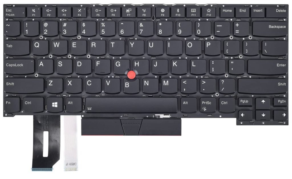 Keyboard For Lenovo Thinkpad T490s T495s L390 Laptop With Backlit US ...